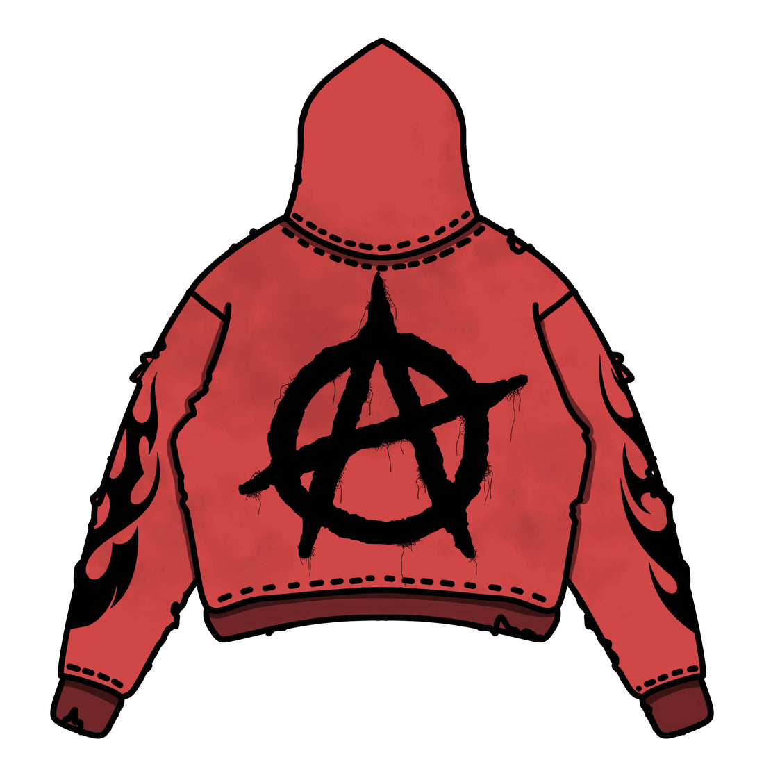 MOTION - ZIP-UP HOODIES (RED) – Officialrealmotion